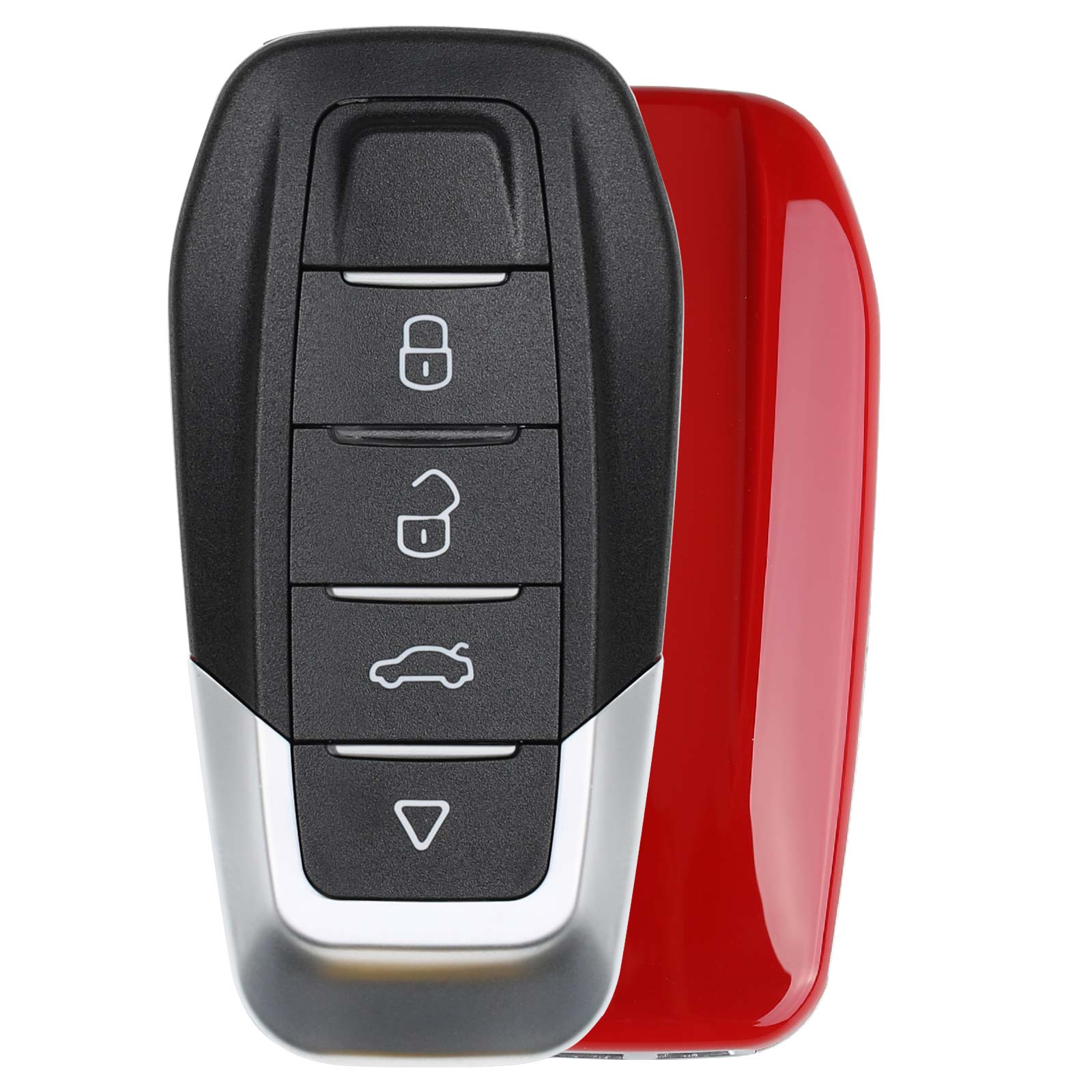 2023 XHORSE XKFEF2EN FA.LL Type Wired Folding Key 4 Buttons Bright Red ...