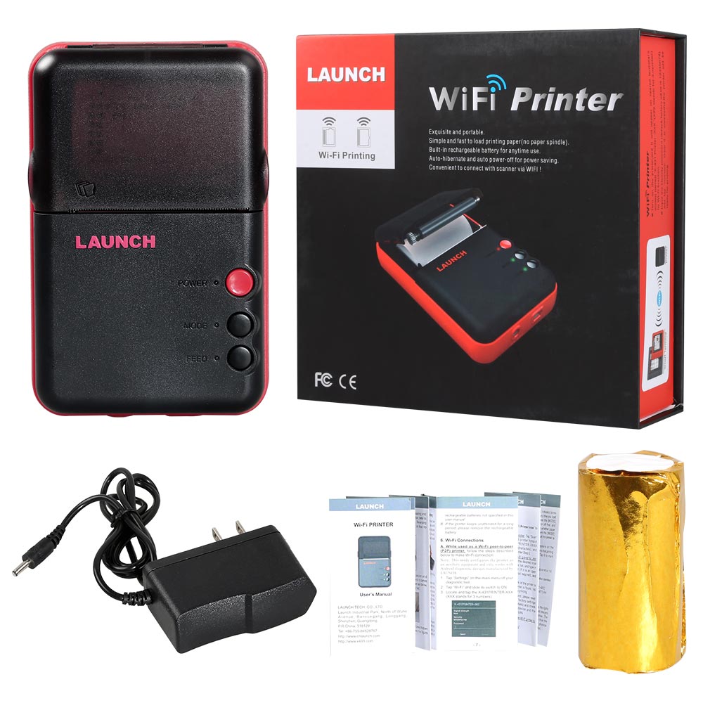 Launch WiFi Mini Printer X431 Printer for X431 V X431 V+ Pro3s+ PRO5 P ...